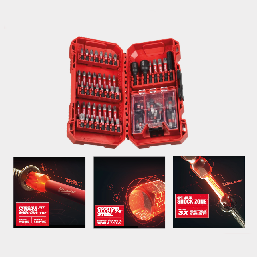 Milwaukee Shockwave Impact Duty Bit Set 75 Teilig